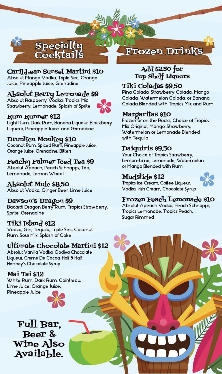 Kiosk - Menus | Citrus Hills