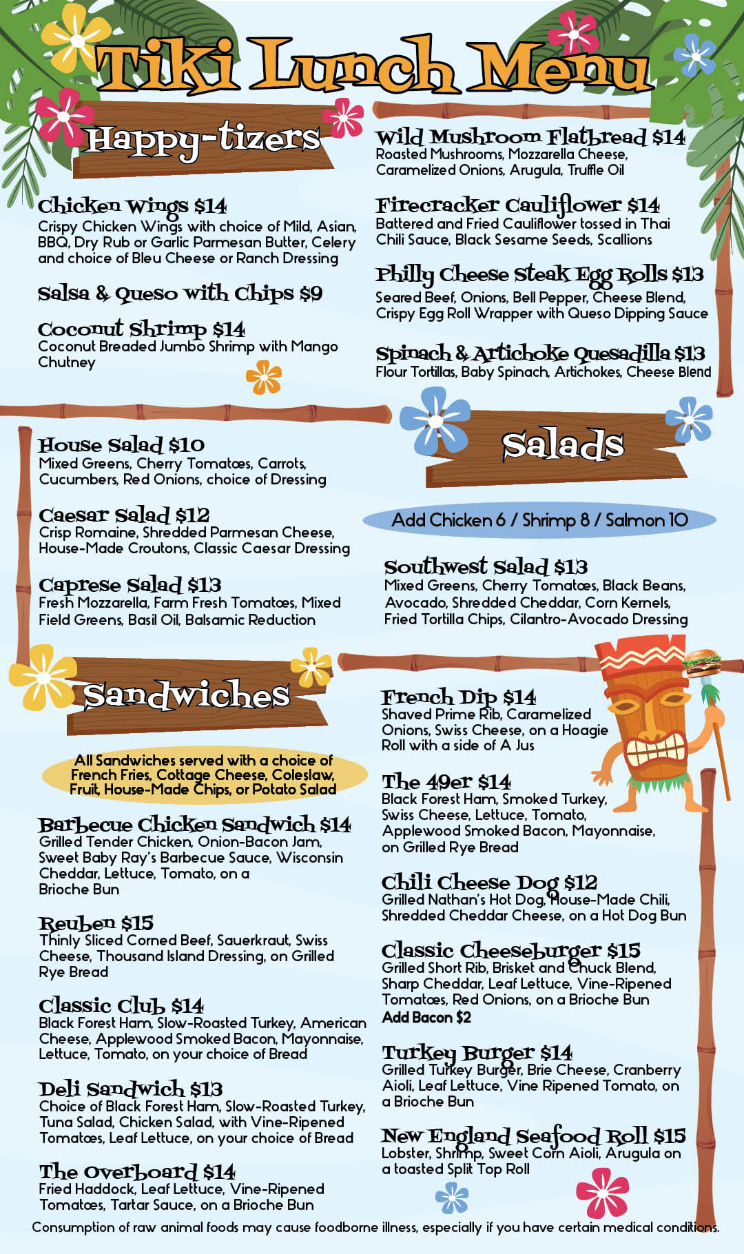 Kiosk - Menus | Citrus Hills