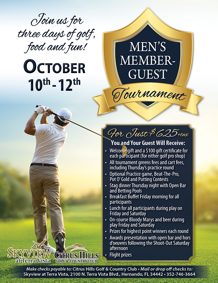 Men's Member-Guest Tournament | Citrus Hills